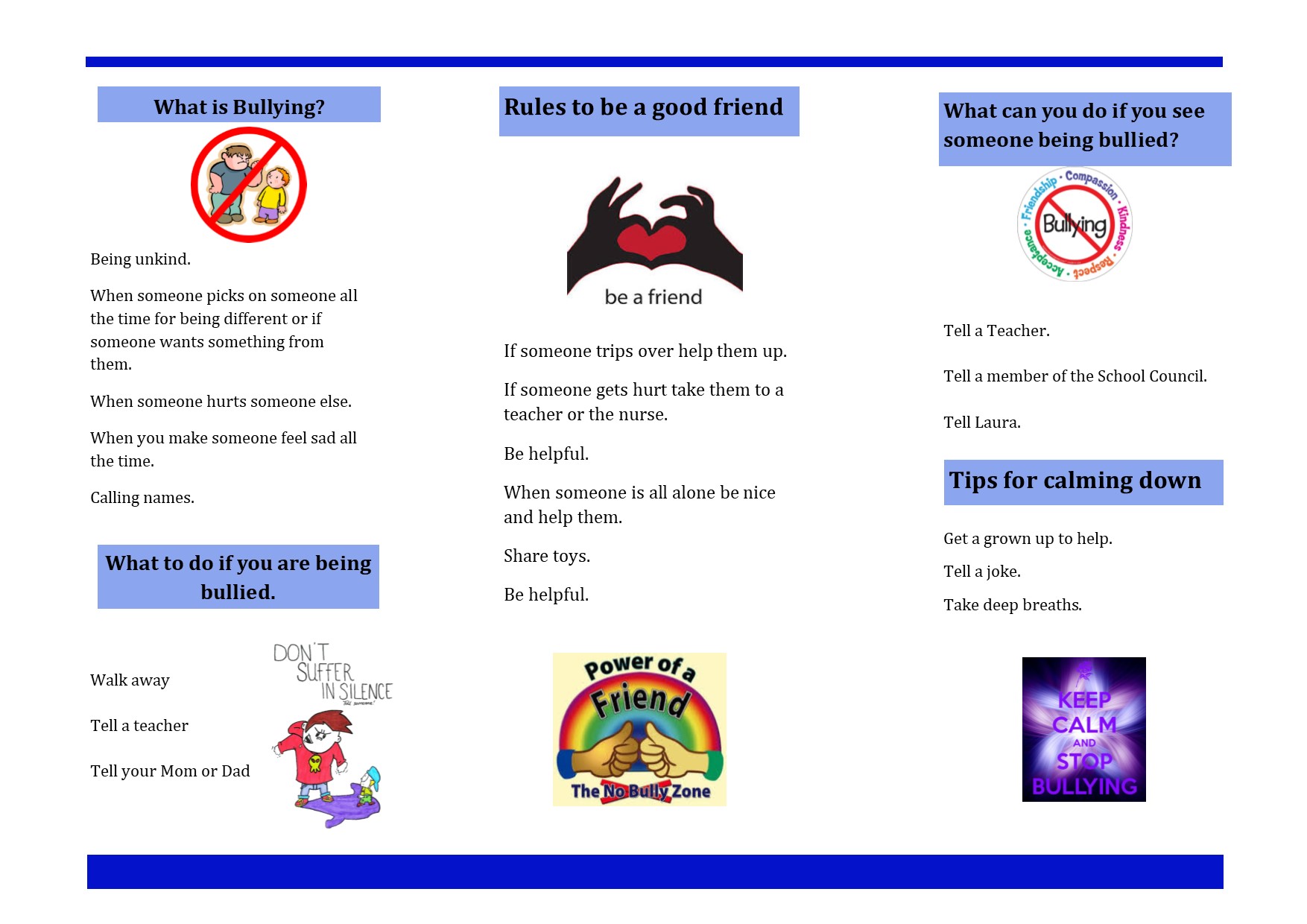 Anti-Bullying - Two Rivers Federation